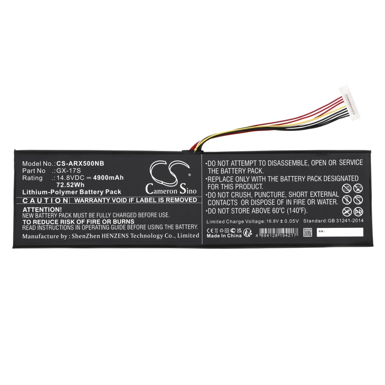 Replacement Battery for Gigabyte GX-17S Aorus X3 X3 PLUS V3 ...