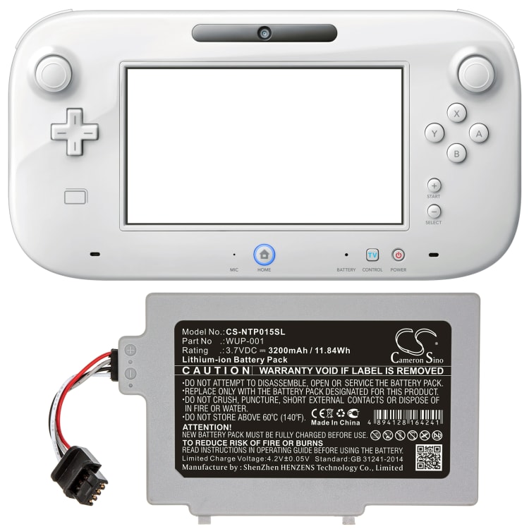 Nintendo WUP-001 Battery Replacement for Wii U GamePad | Energystox.com