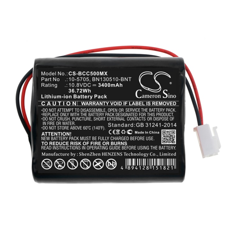 Battery Replacement Medicaleconet 10-5705 BN130510-BNT for Compact 5 ...