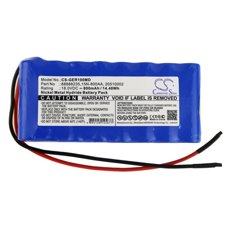 Ge 15N-800AA Battery Replacement for Responder 1000 & 1100 | Energystox.com