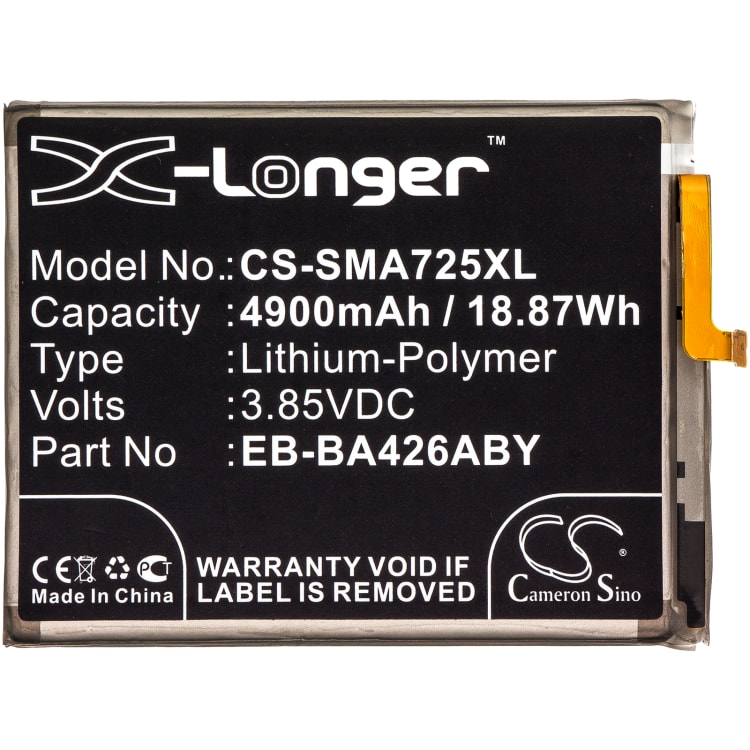 Samsung EB-BA426ABY GH82-24377A GH82-25461A Battery Replacement for ...