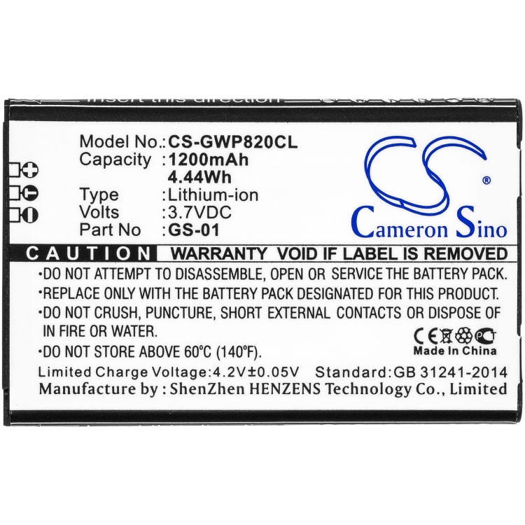 Grandstream GS-01 Battery Replacement for DP730 GMD1208 | Energystox.com
