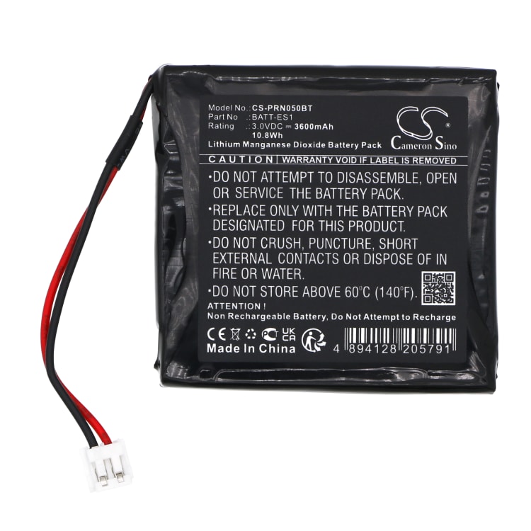 Pyronix BATT-ES1 CP405050-2P Battery Replacement for Deltabell DELTABB ...