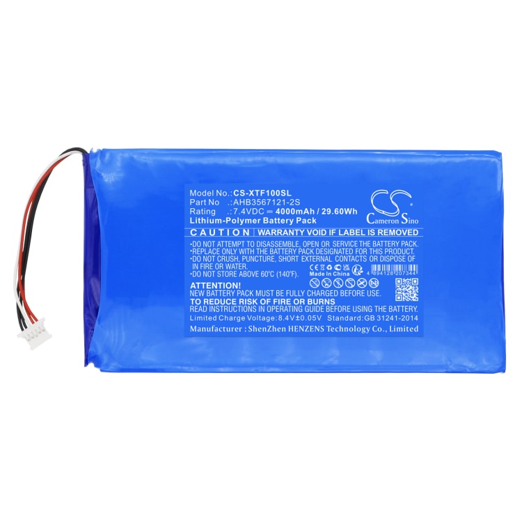 Replacement Battery Xtool AHB3567121-2S for AutoProPAD FULL K ...