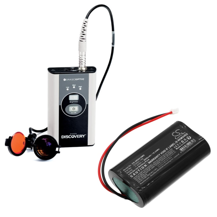 Orascoptic 510001-140 931549 Battery for Zeon Discovery Replacement ...